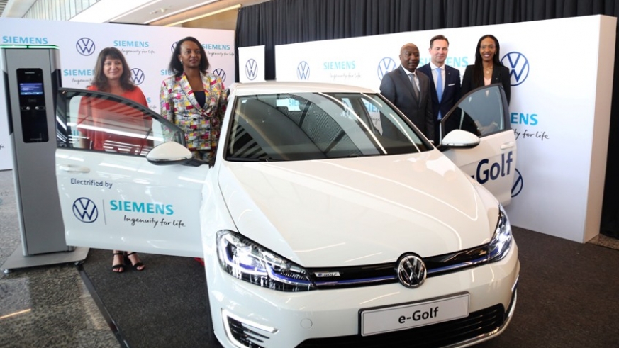 VW's electric car launched in Rwanda - Eagle Online