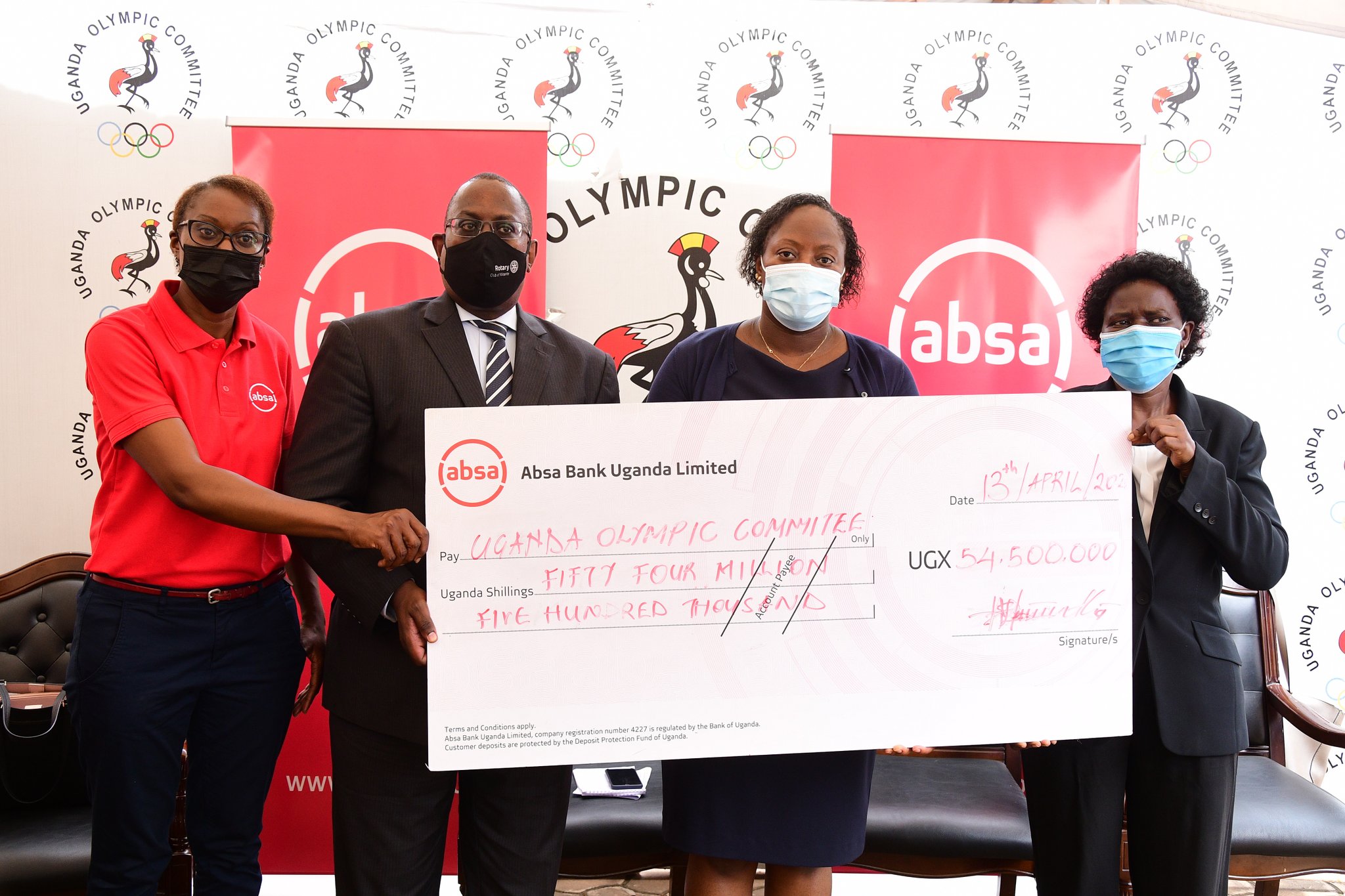 Absa Bank offers Shs54.5m to Team Uganda for Tokyo Olympic Games ...
