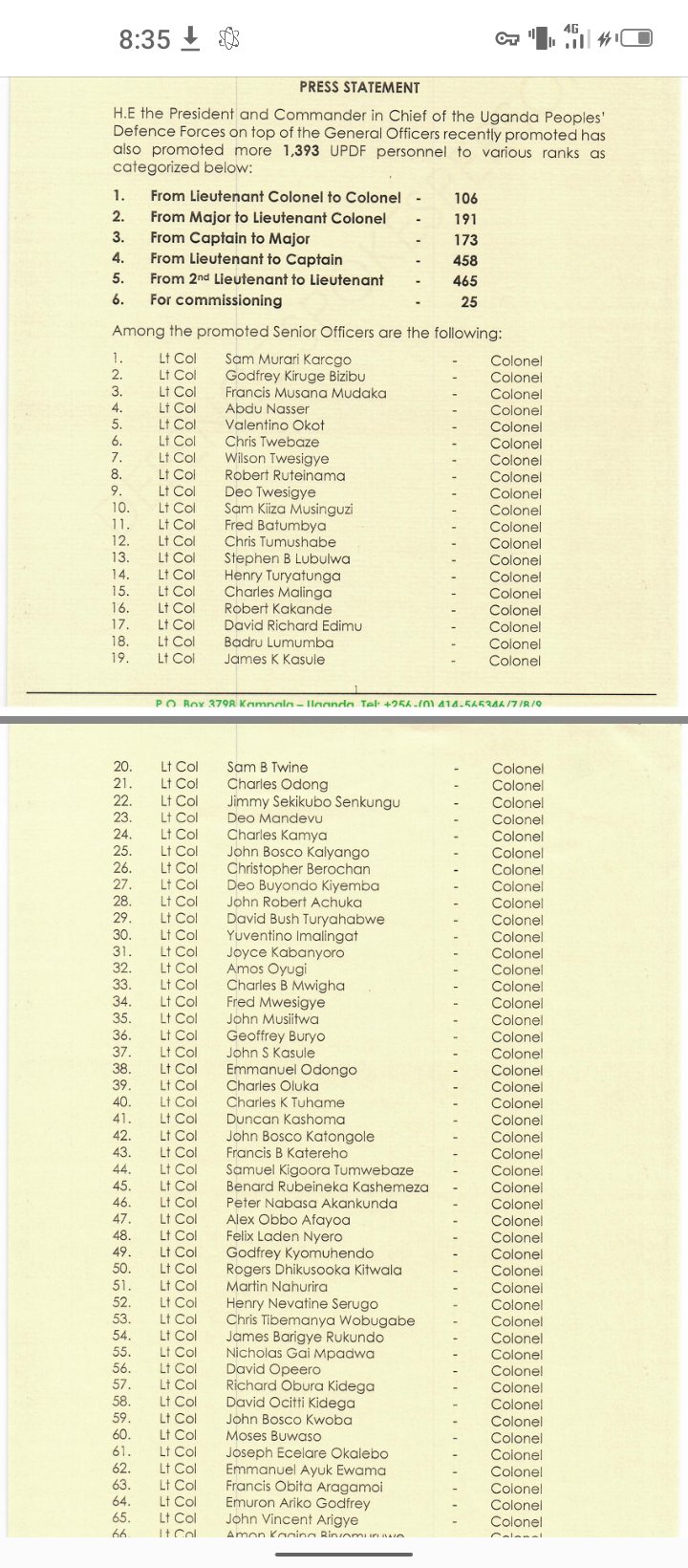 UPDF: Museveni promotes Edith Nakalema, Deo Akiiki to the rank of ...