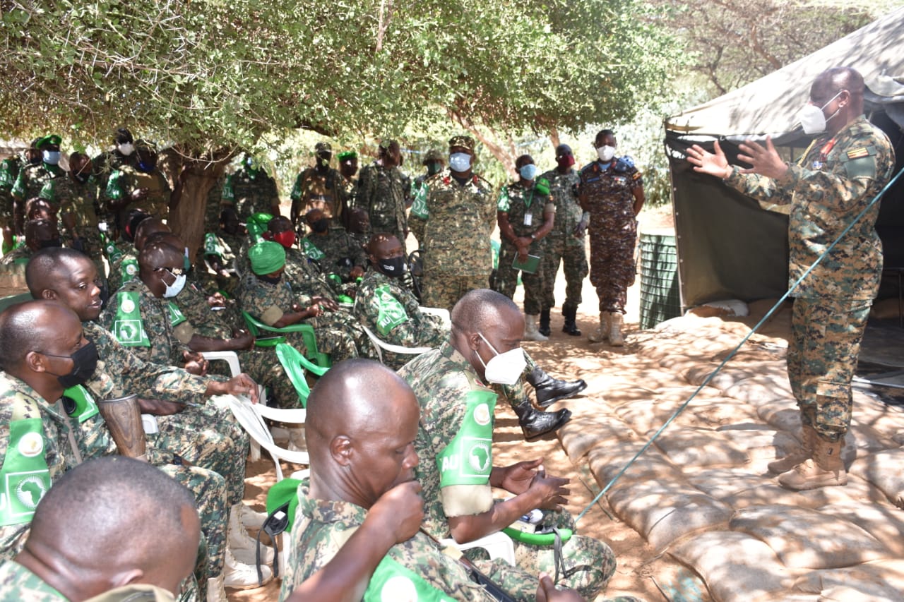 Gen Mbadi visits UPDF troops in Somalia, vows to improve their welfare ...