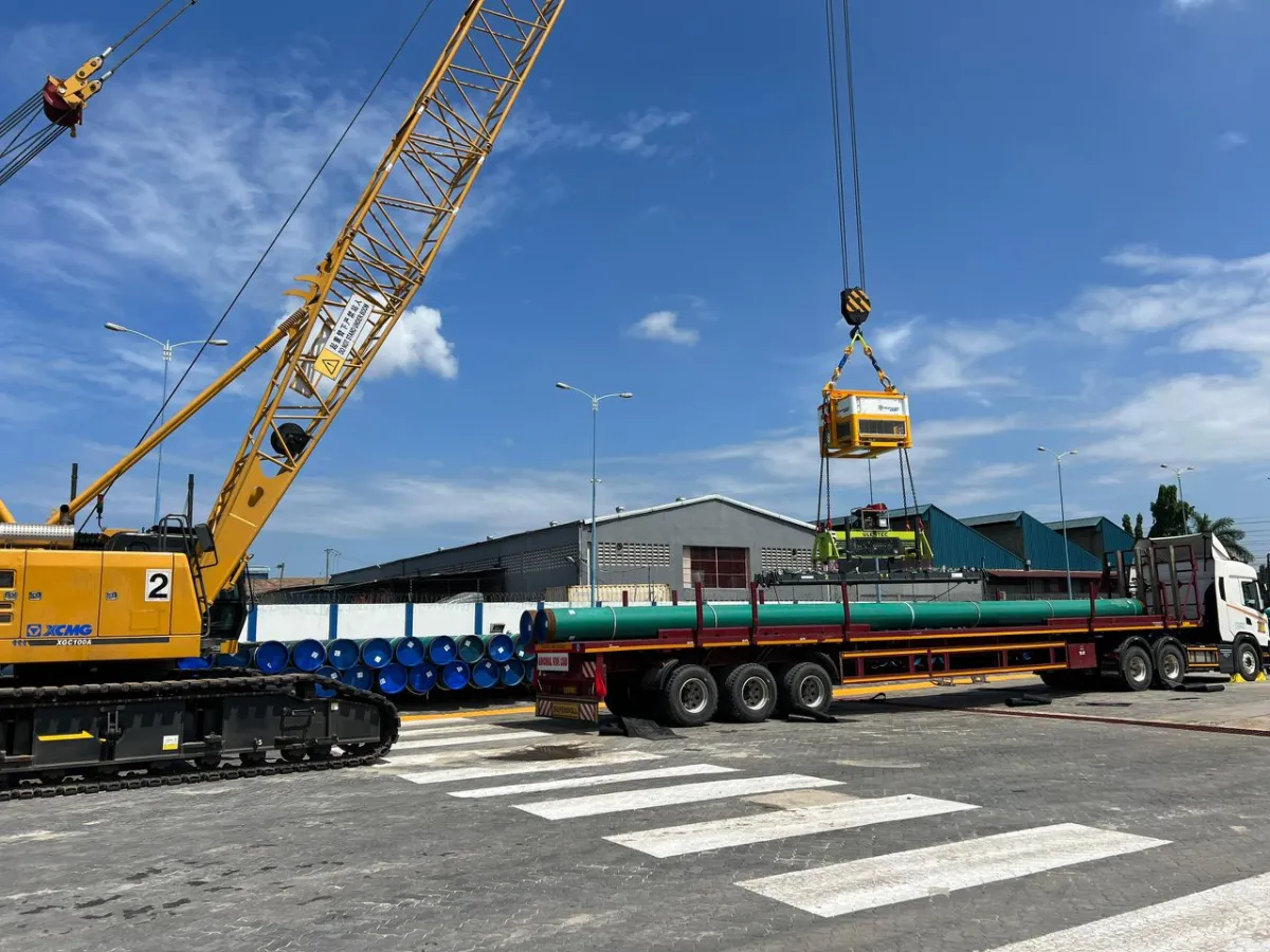 First batch of 100km pipes for EACOP project arrive at Dar es Salaam ...