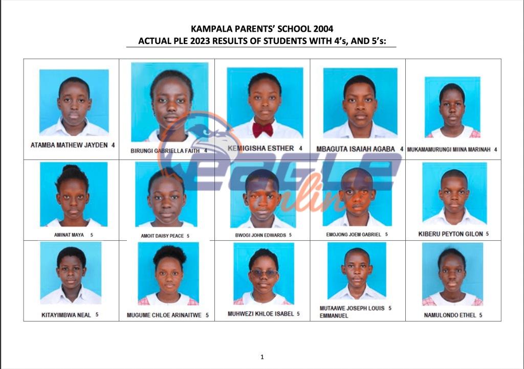 Kampala Parents maintains lead in 2023 PLE - Eagle Online