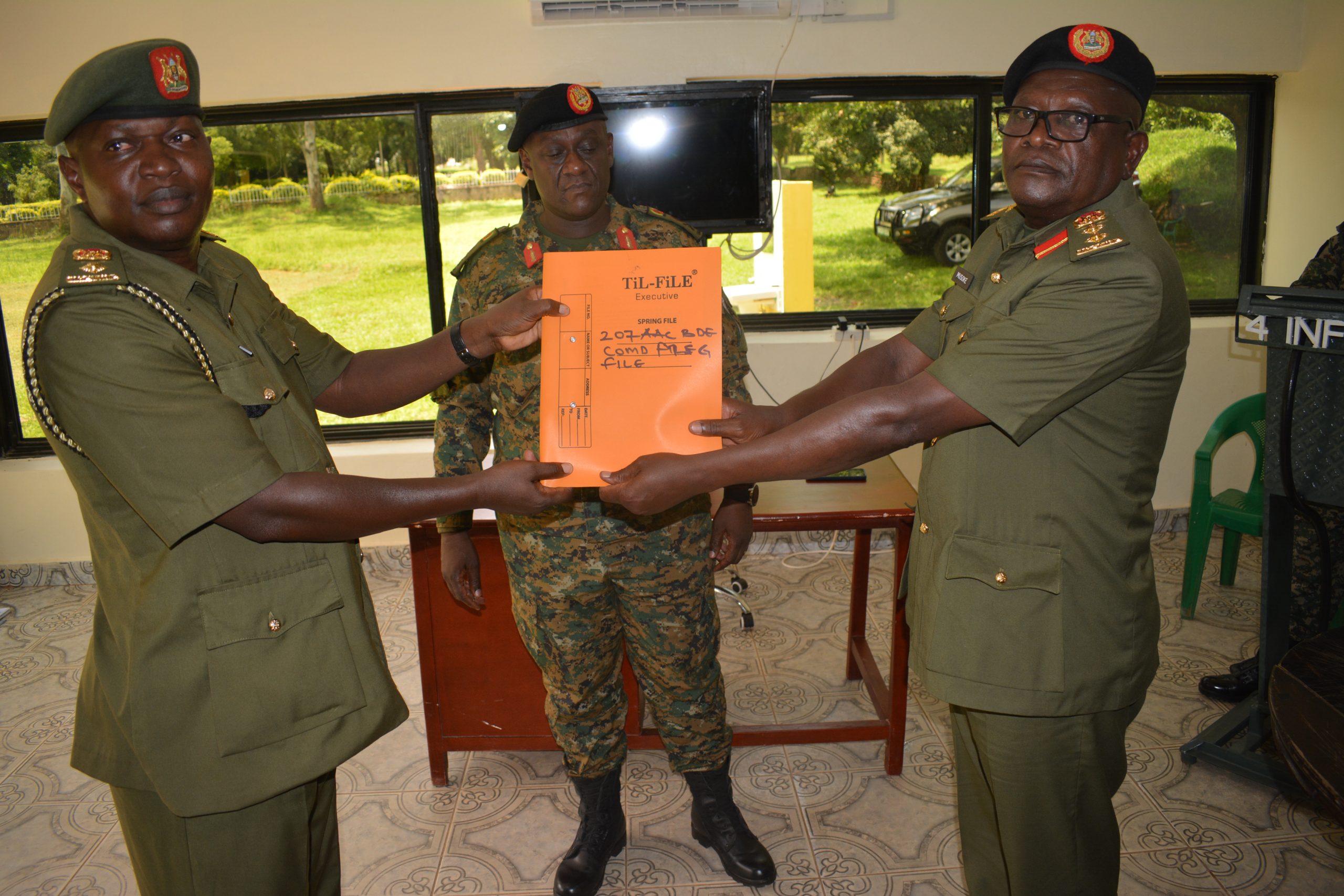 Brig Gen. Michael Kabango presides over hand and takeover ceremony of ...